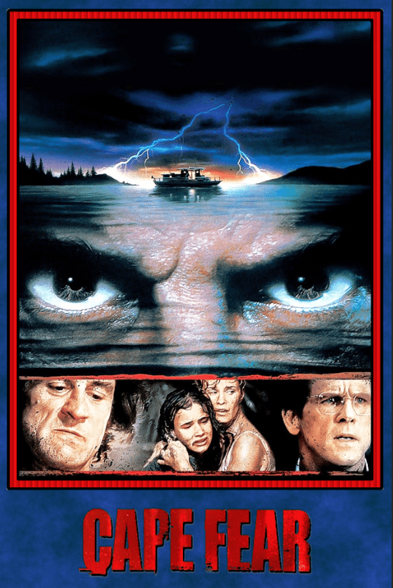 Cape Fear (1991) Movie Poster 24x36 Psychological Thriller, Robert De Niro - Walmart.com