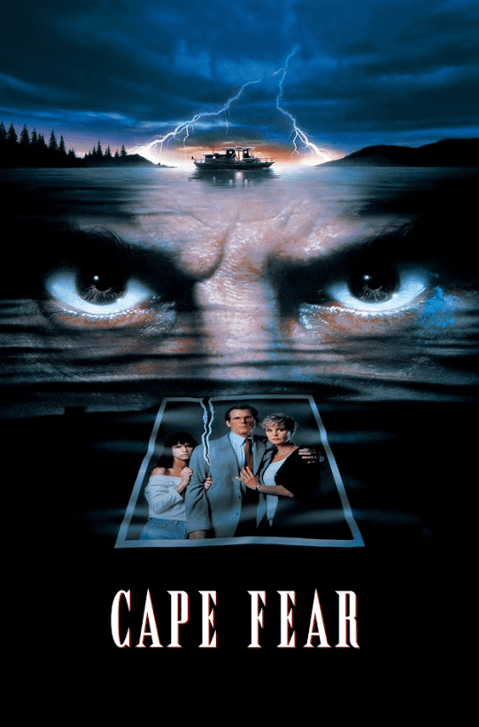 Cape Fear (1991) Movie Poster 24x36 Thriller, Robert De Niro Classic ...