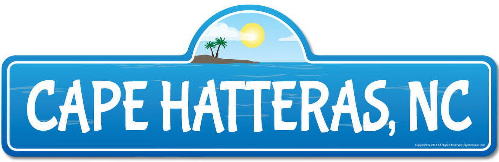 Cape Hatteras NC North Carolina Beach Street Sign | Indoor/Outdoor ...