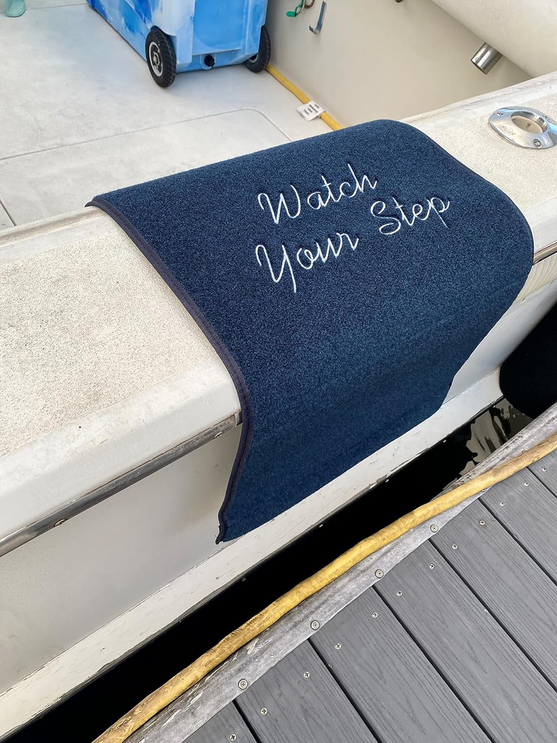 Cape Marine Gunwale Covers - Watch Your Step (Large) 30x38 - Walmart.com