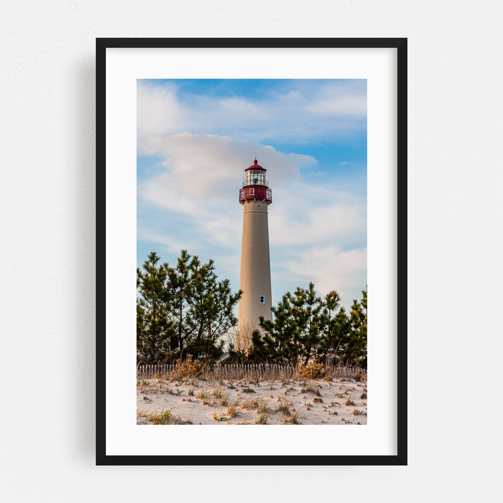 Cape May Point Lighthouse - Cape May Point New Jersey Photography Black ...