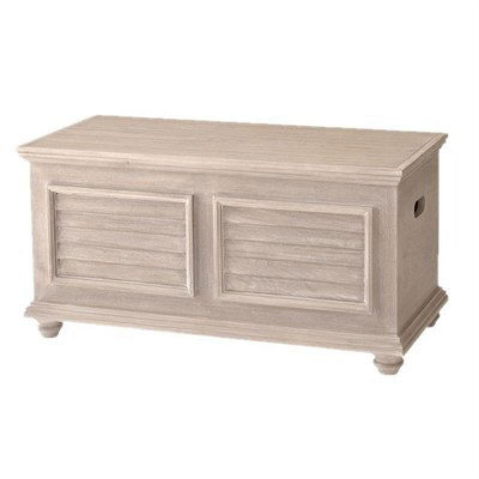 Cape May Storage Trunk with Wood Top - Walmart.com