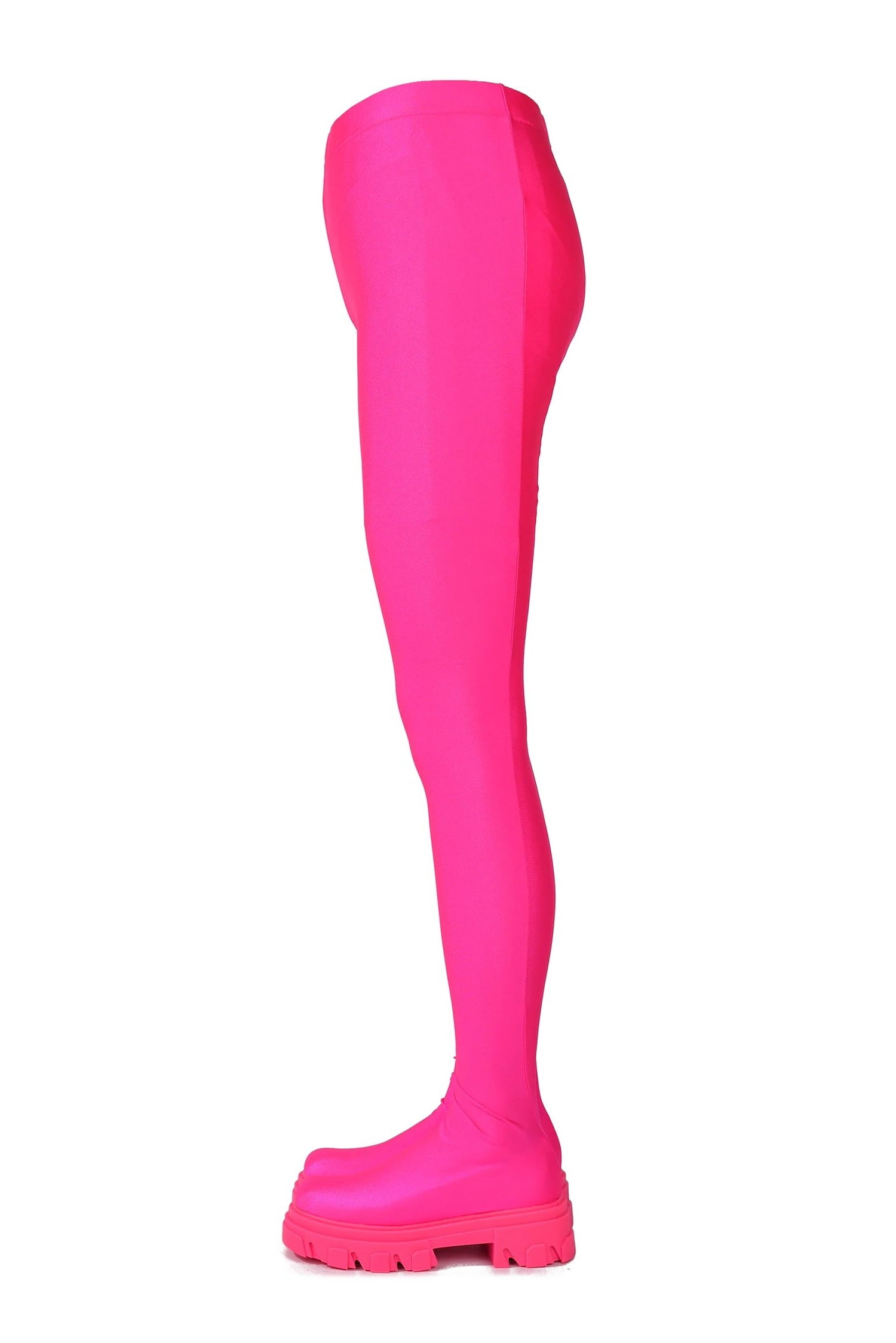 Cape Robbin Devons Pants Chunky Lug Sole Rounded Toe Pull On Stretch ...