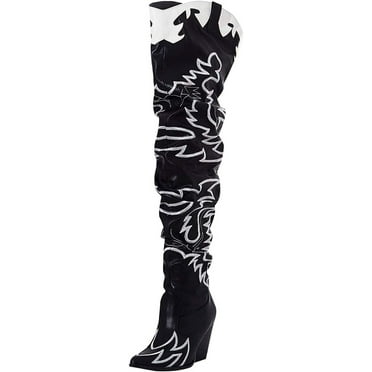 Cape Robbin | NELL CHUNKY BLOCK HIGH HEEL PLATFORM LACE UP BOOTS ...