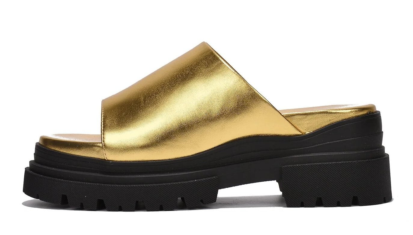 Cape Robbin Mamo Clogge Chunky Lug Sole Slip On Mule Open Toe Slides ...