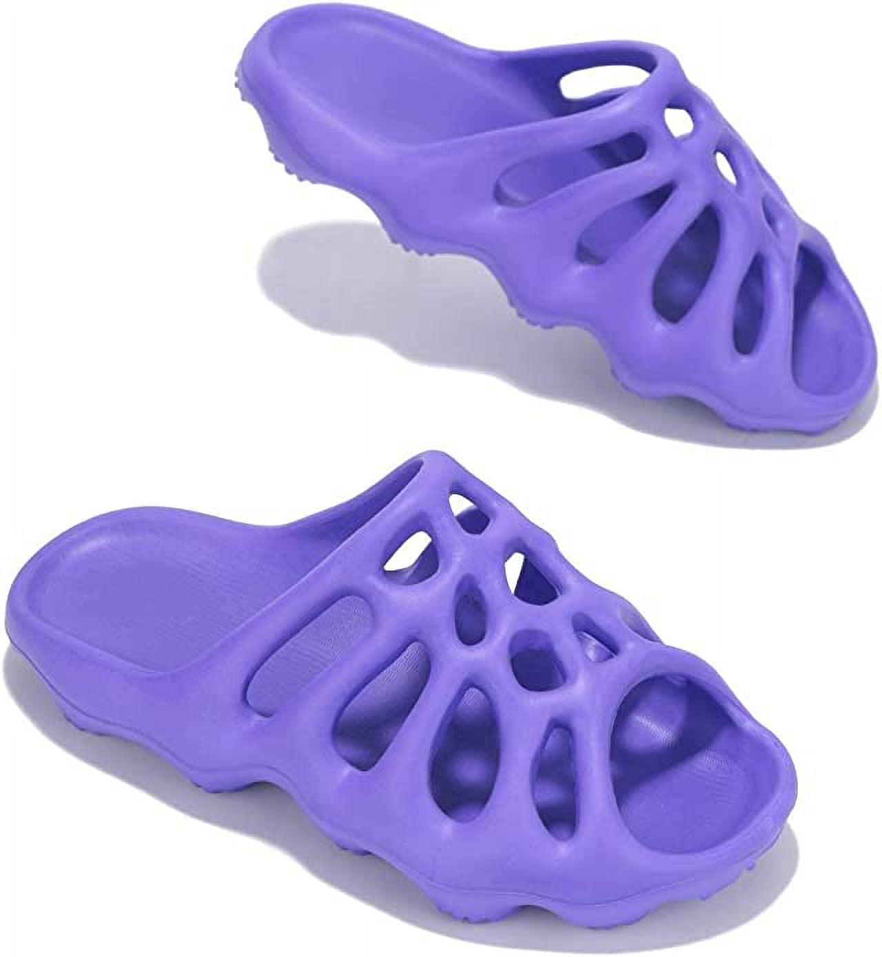 Cape Robbin Pond Purple Slip ON Wedge Rubber Waterproof Pool Slide Mule ...