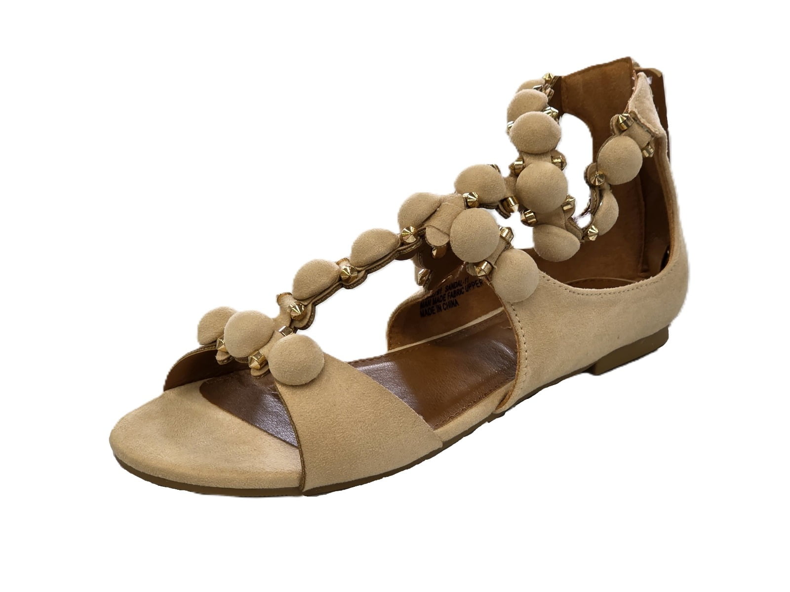 Cape Robbin Sandal-11 Sandal Edgy Big Button Open Toe T-strap ...