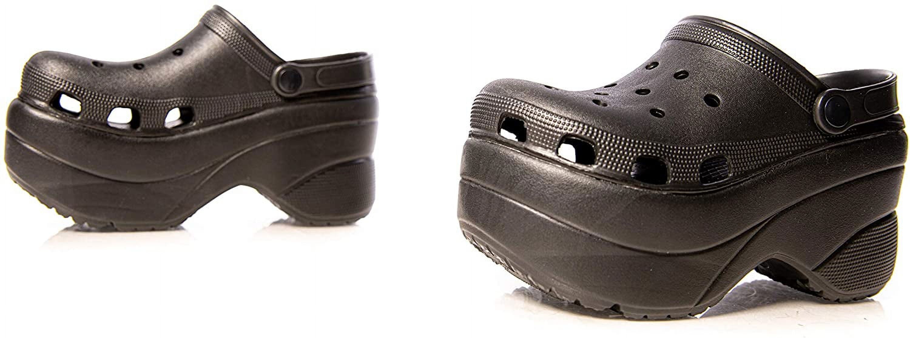 Cape Robbin Womens Gardener Platform Clogs BLK-6 - Walmart.com