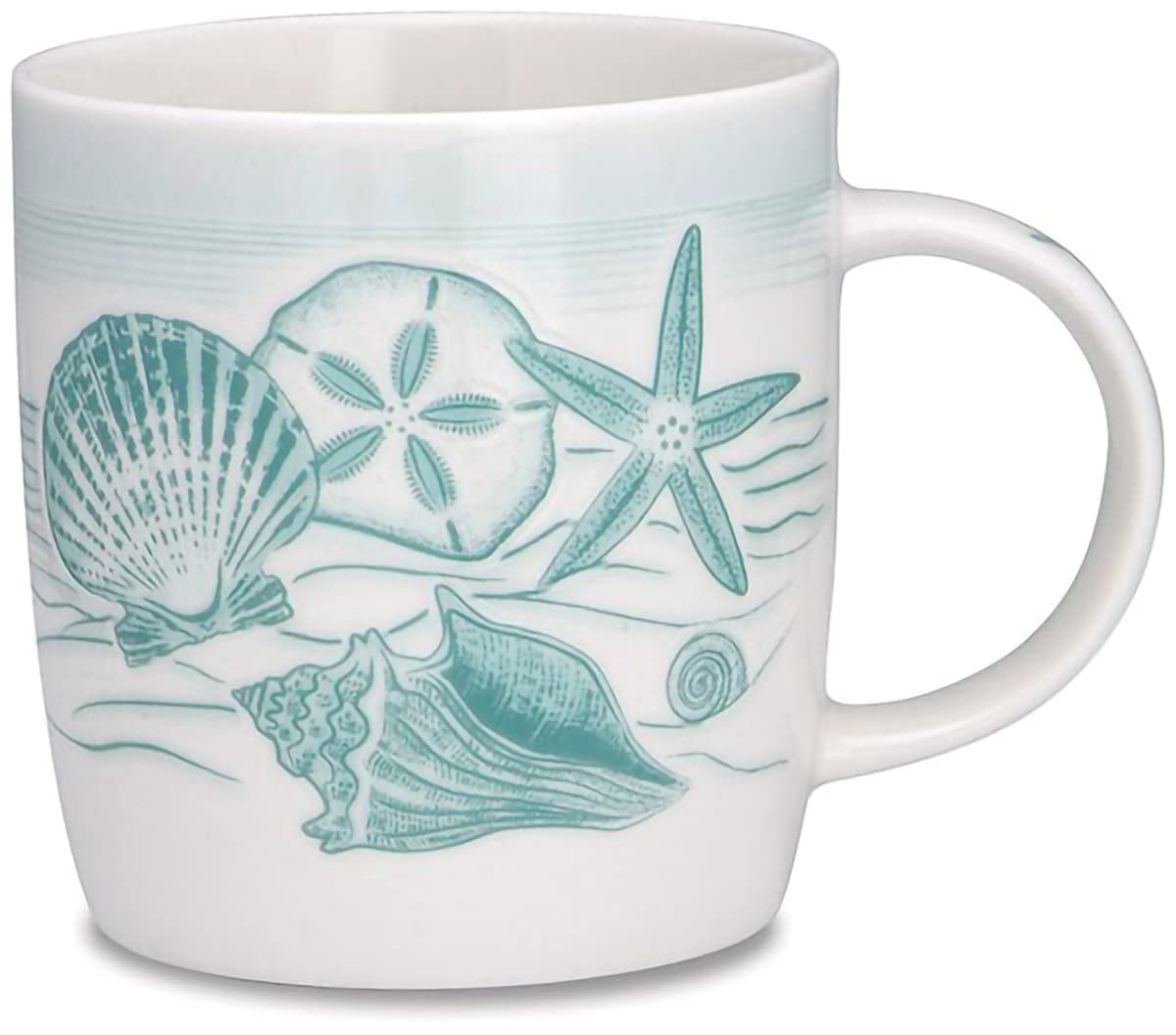 Cape Shore Atlantic Coffee Tea Mug Cup, Shells Gifts for Birthday ...