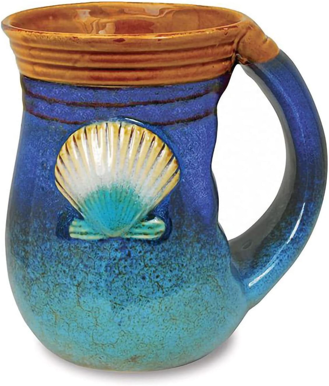 Cape Shore Handwarmer Coffee Tea Mug Cup - Beach House Shell Gifts for ...