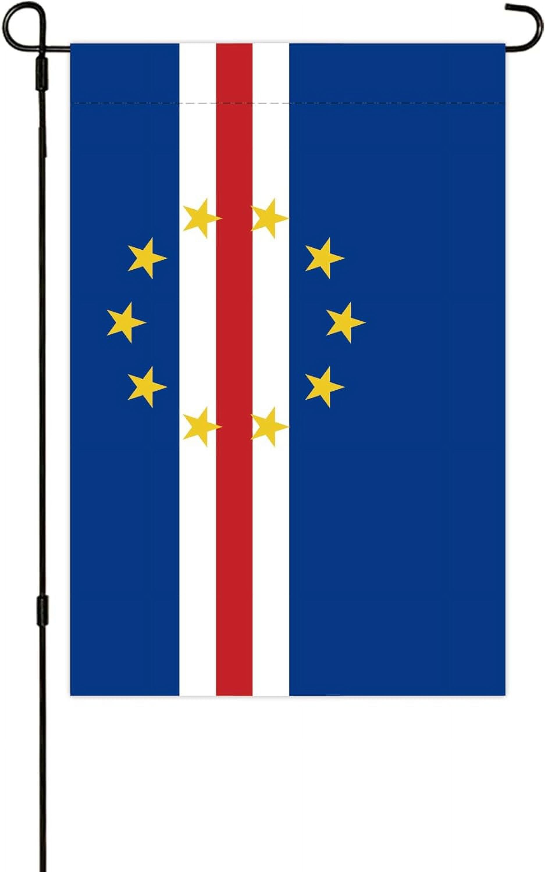 Cape Verde Garden Flag Double Sided Africa Flags with Vivid Color for ...
