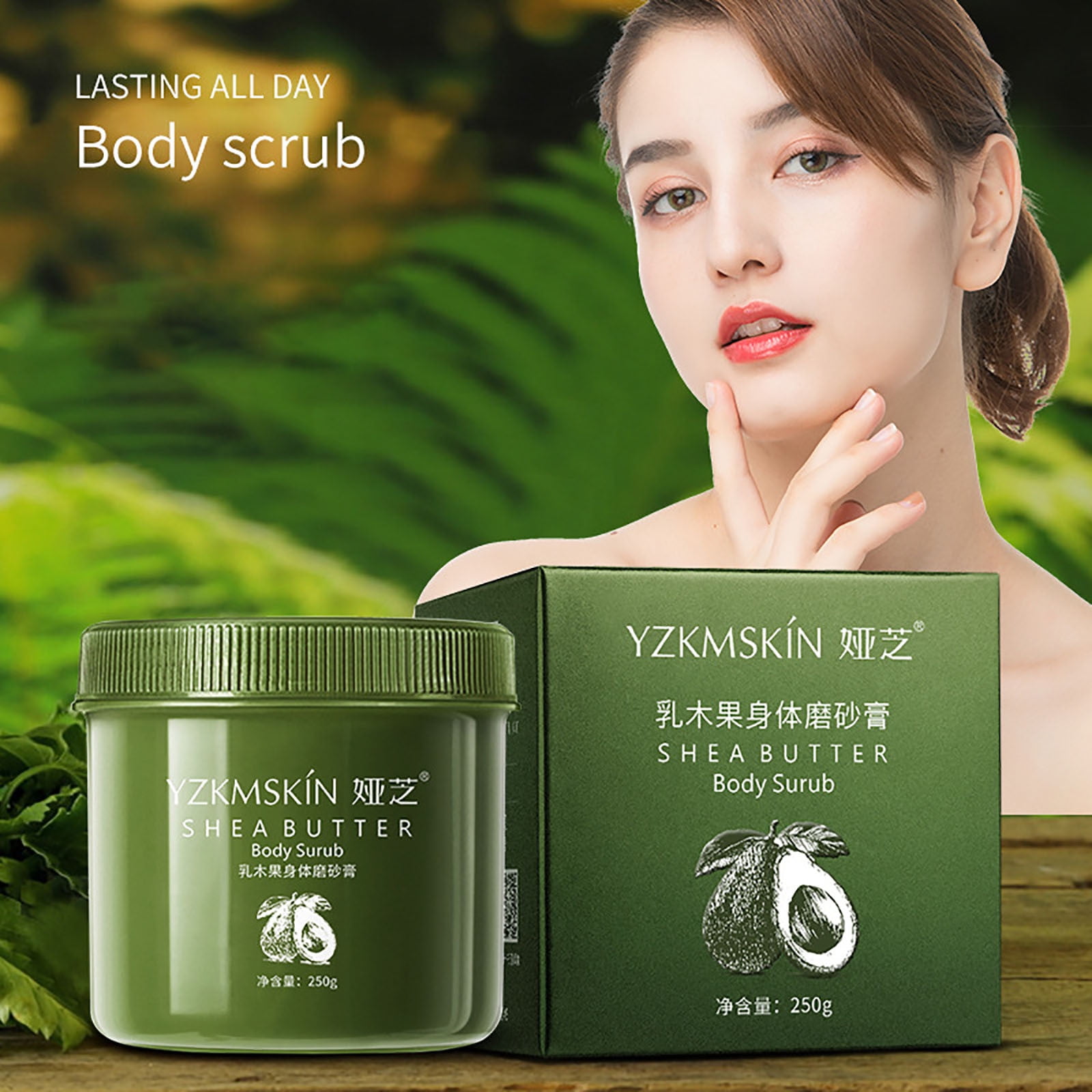 Capebale Body Scrub Cream Nicotinamide Exfoliating, Facial Creams ...