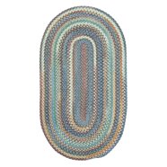 Homespice Pumpkin Pie Reversible Red Cotton Rug 27" x 45" Rect. Braided ...