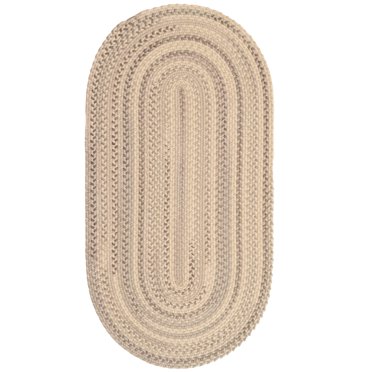 Homespice Pumpkin Pie Reversible Red Cotton Rug 27" x 45" Rect. Braided ...