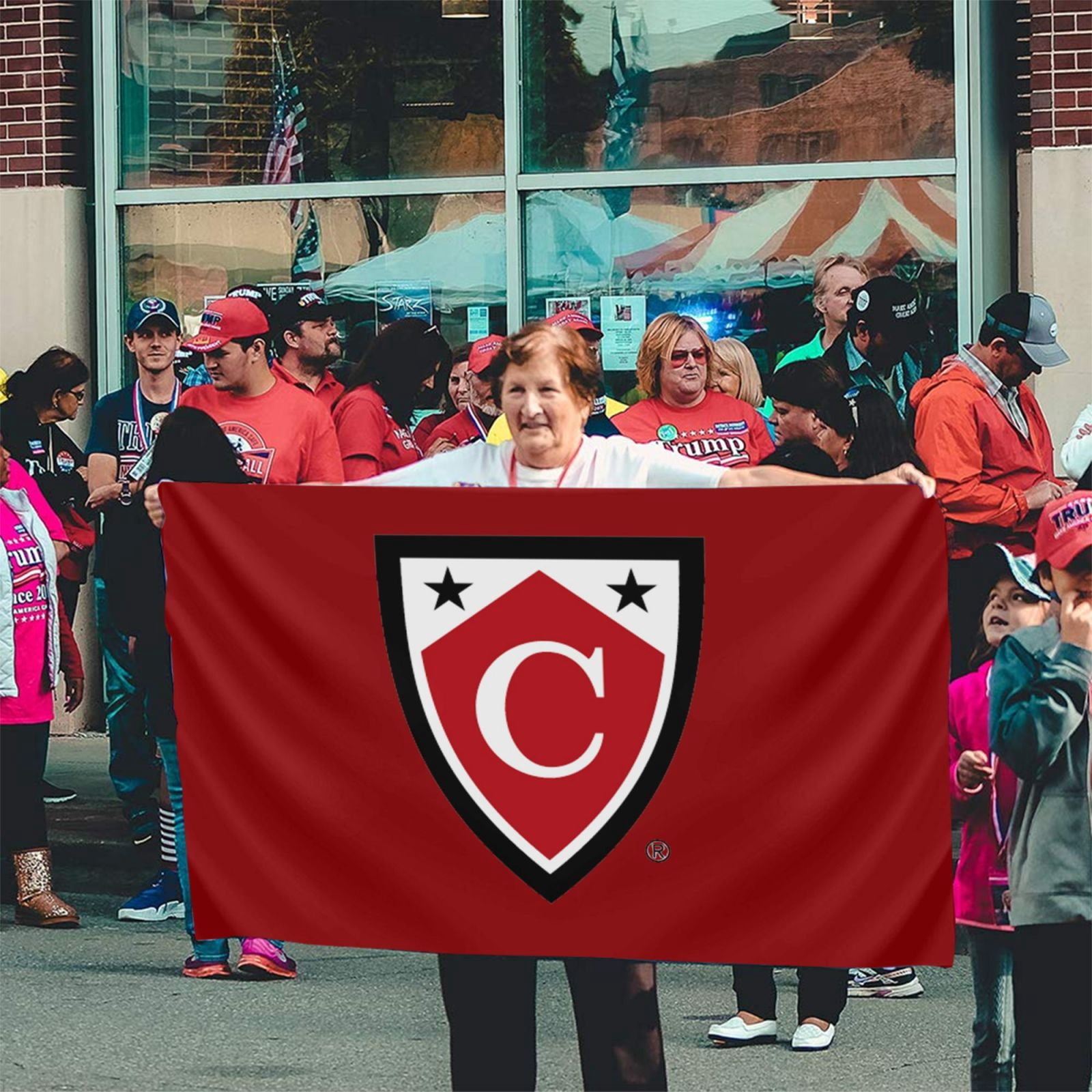 Capella University Logo Flag 3x5 Outdoor ,Sewn Stripes, Stronger Brass ...