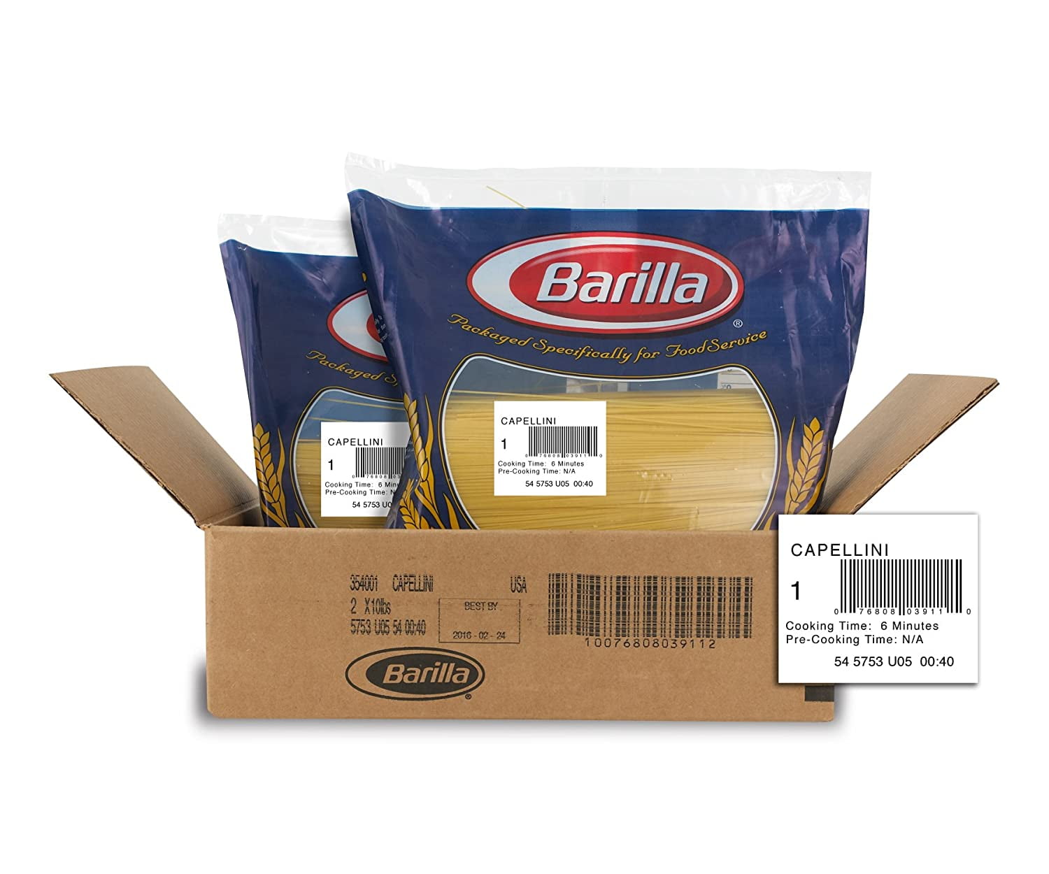 Capellini 160 oz. Bag (2 Count) - Walmart.com