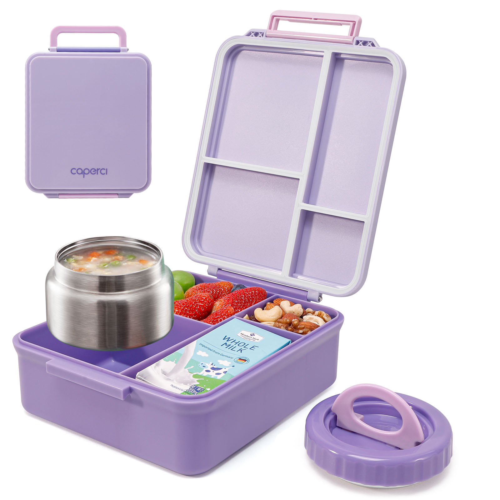 OmieBox Bento Box for Kids - Insulated Bento Lunch Box with Leak Proof ...