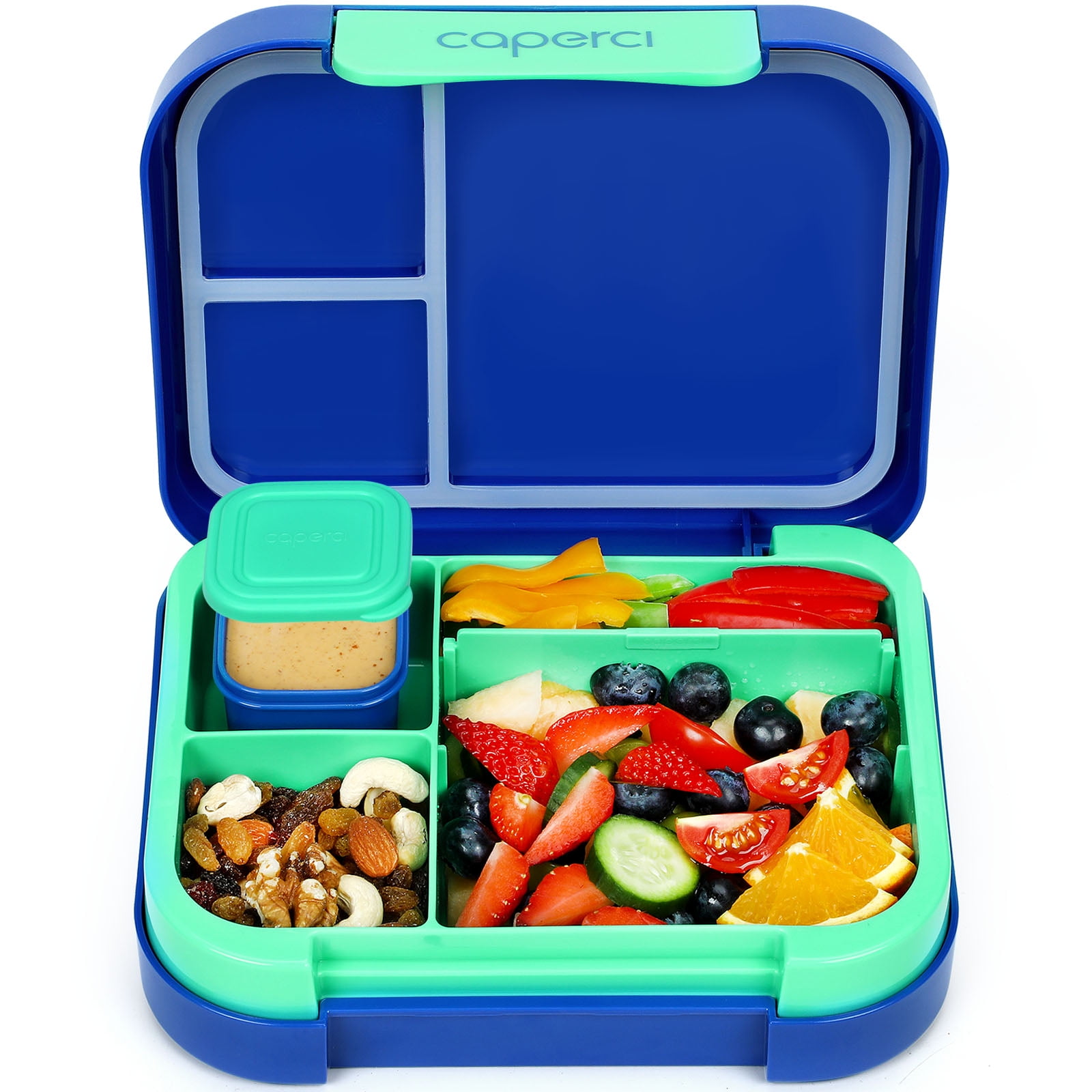 Caperci Vibrant Bento Lunch Box for Kids and Teens - LeakProof 44oz ...