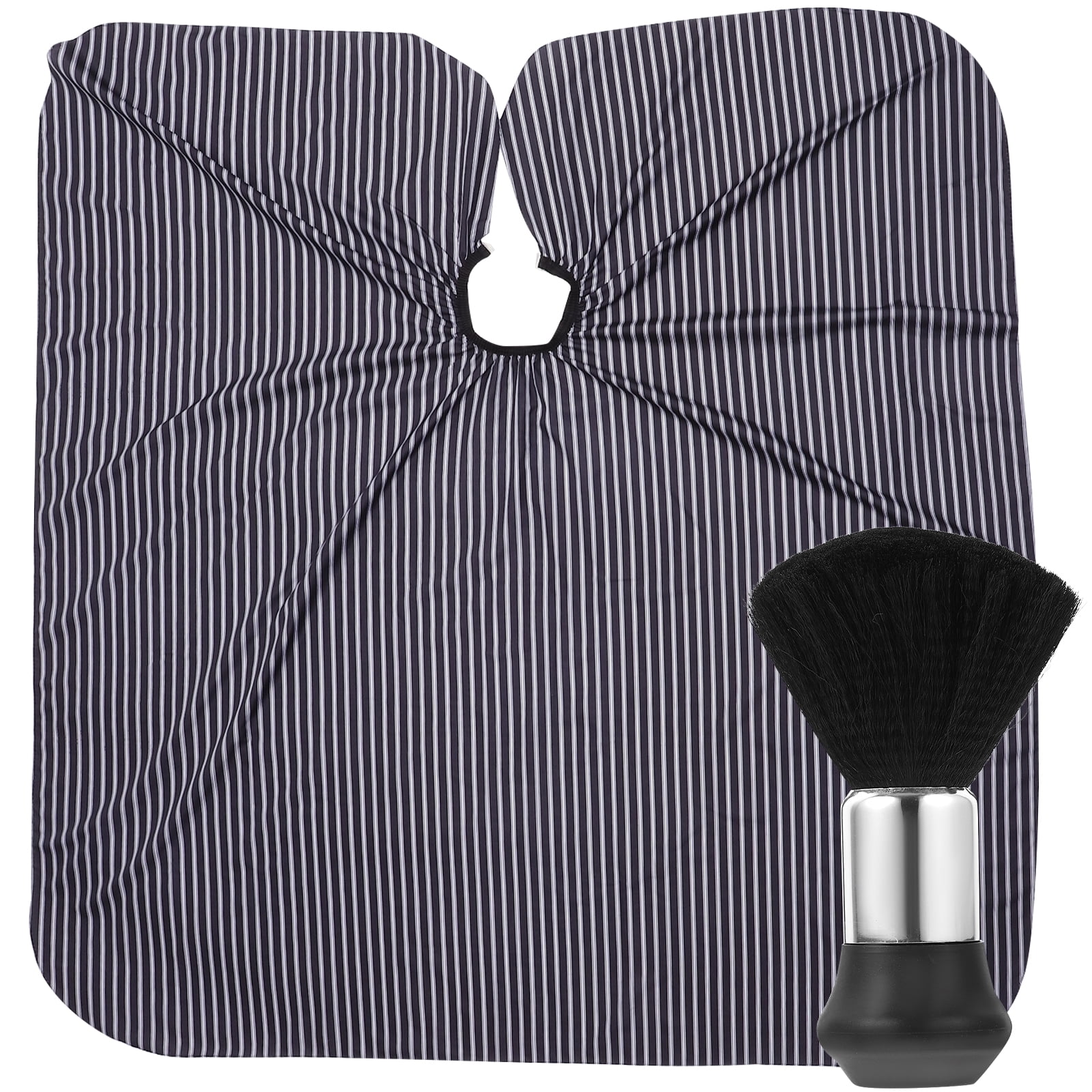 Capes for Men Shaving Apron Hairdressing Styling Cutting Black Striped ...