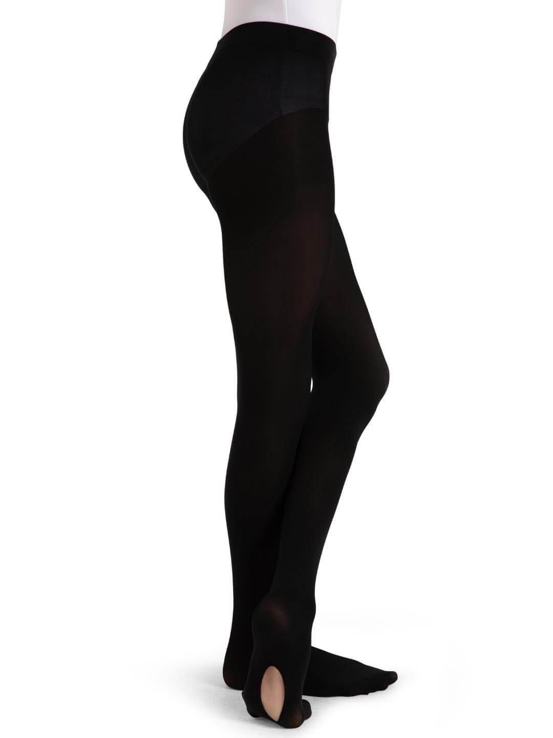 Capezio Ultra Soft Self Knit Waistband Transition® Tight - Girls ...
