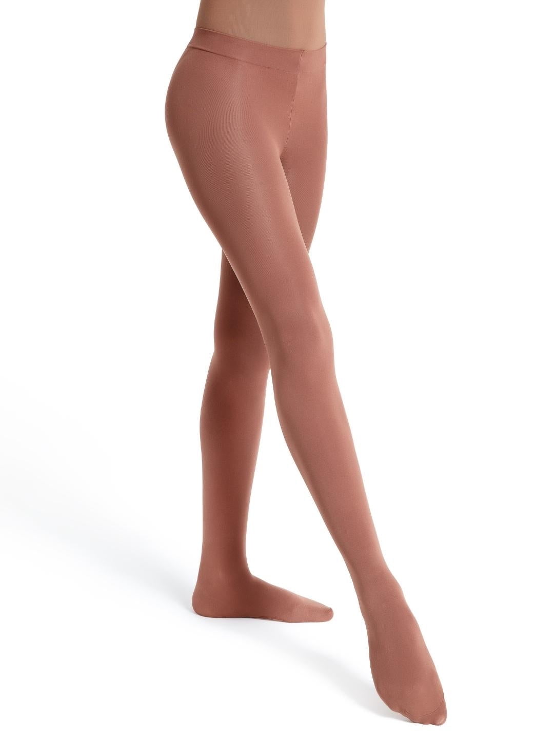 Capezio Ultra Soft™ Self Knit Waistband Transition Tight® - Walmart.com