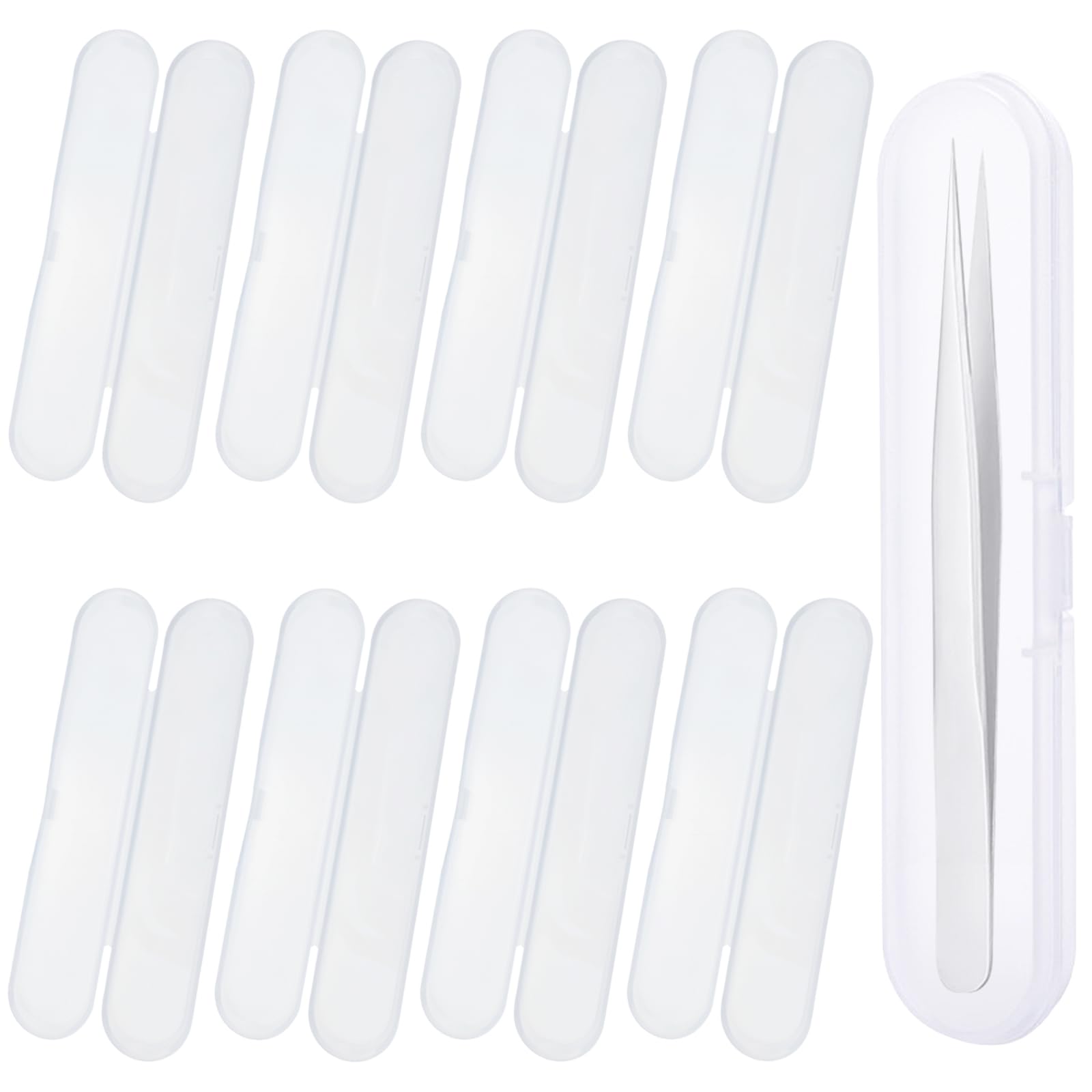 Capiant 8 PACK Glass OIF8 Nail File Case, Clear Glass Nail Files Case ...