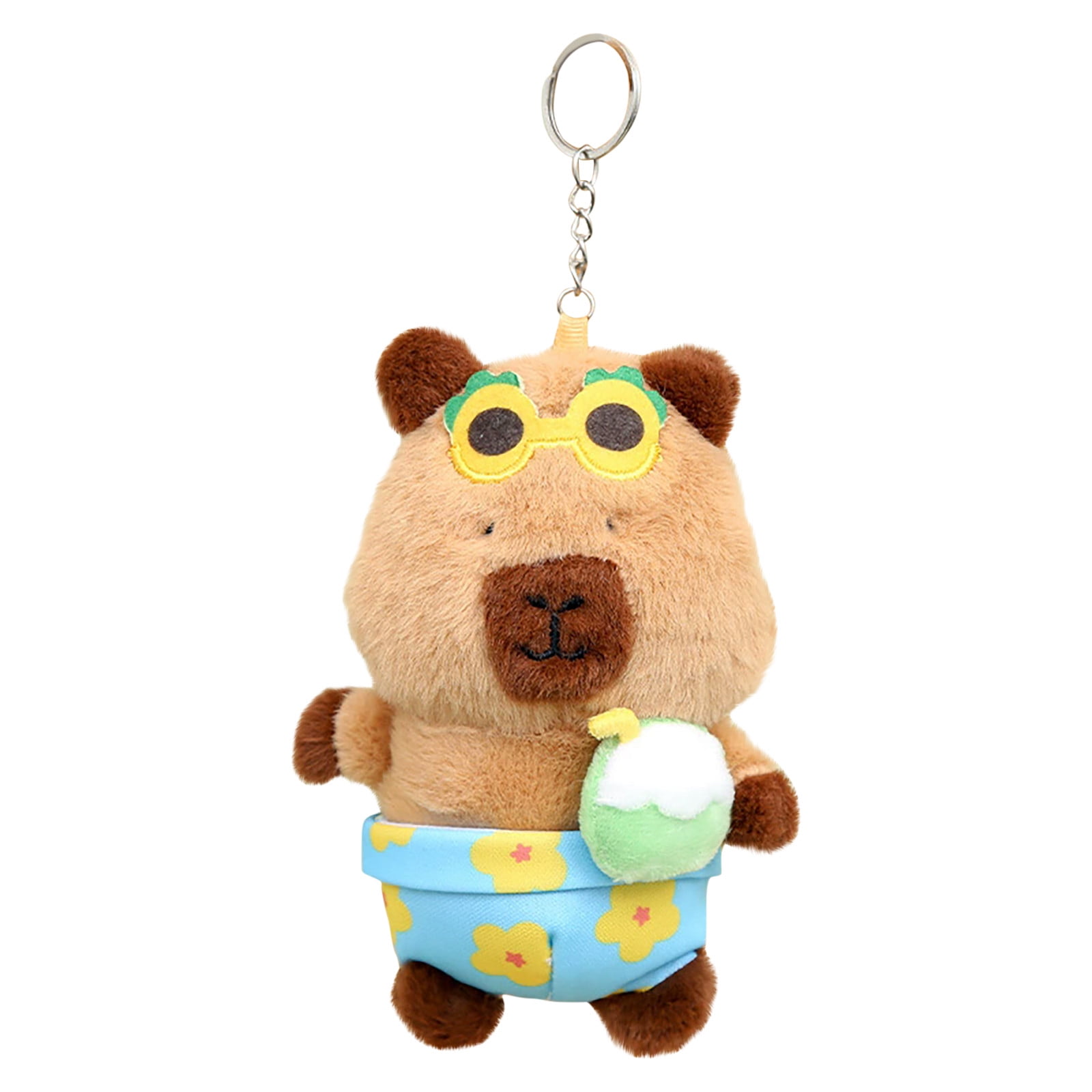 Capibala Food Series Ugly Cute Capybara Plush Toy Bag Pendant Keychain ...