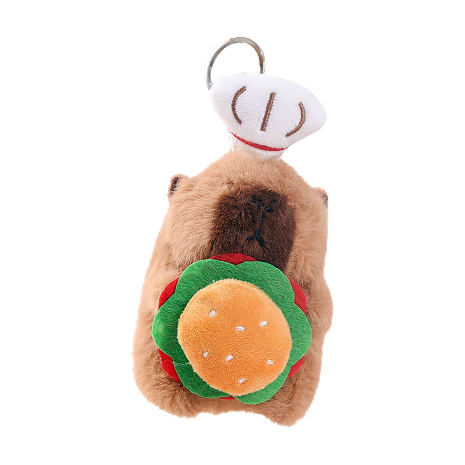 Capibala Food Series Ugly Cute Capybara Plush Toy Bag Pendant Keychain ...