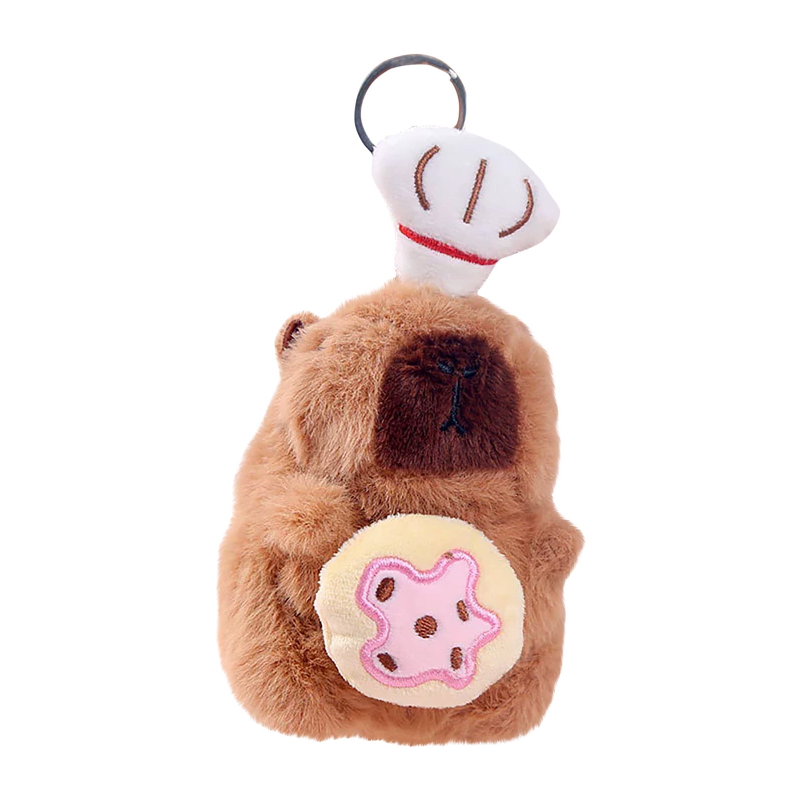 Capibala Food Series Ugly Cute Capybara Plush Toy Bag Pendant Keychain ...