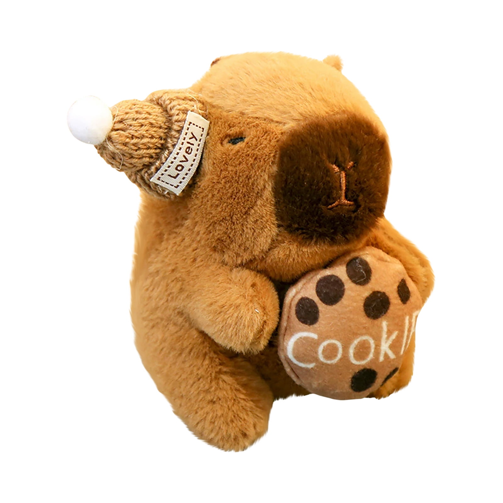 Capibala Food Series Ugly Cute Capybara Plush Toy Bag Pendant Keychain ...