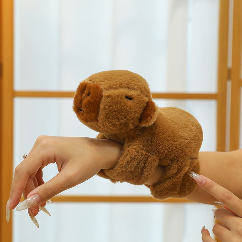 Capibara Bracelet Ring Pop Capybara Plush Toy Doll Children Doll Cute ...