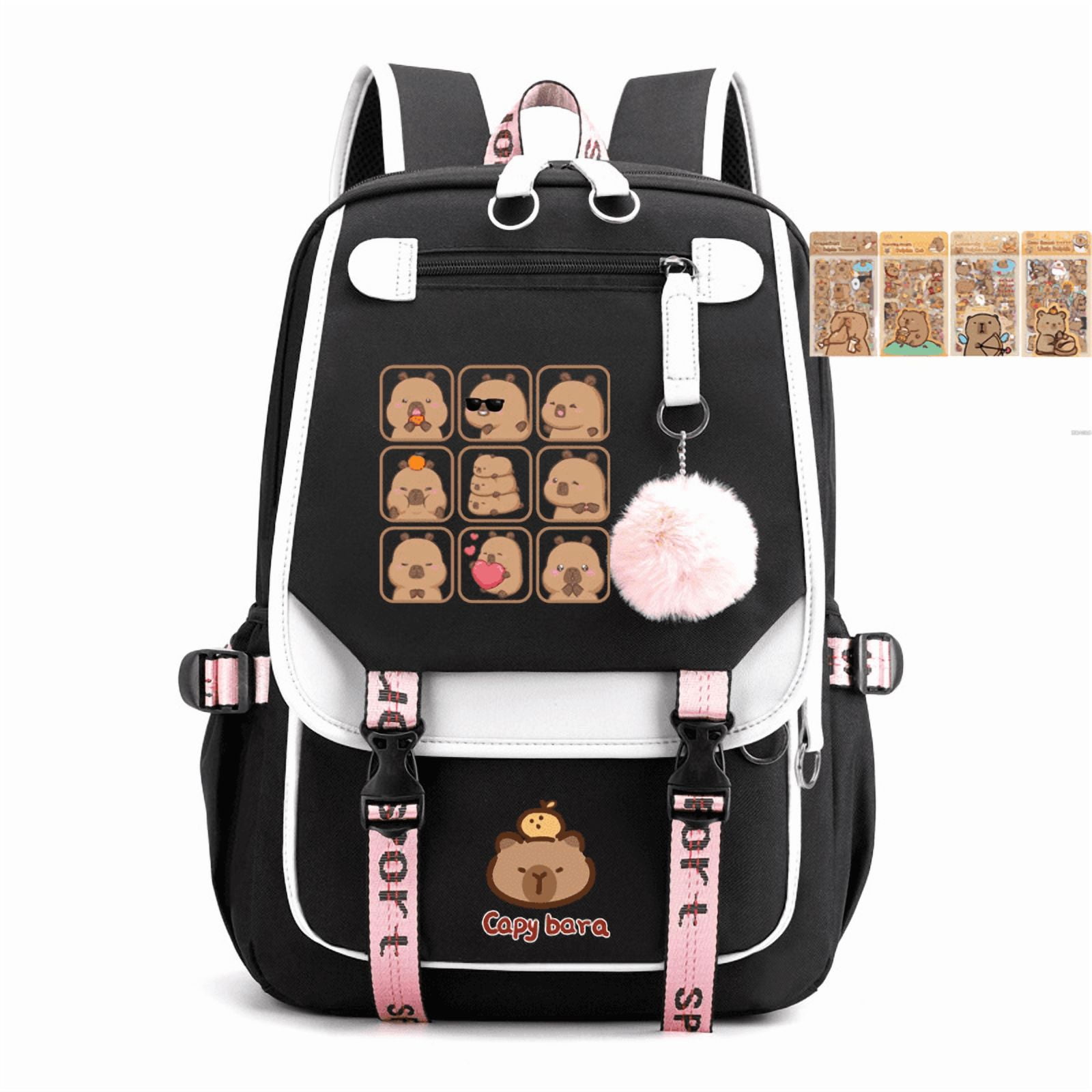 Capibara Large Capacity Backpack Anime Backpack Great for Back to ...
