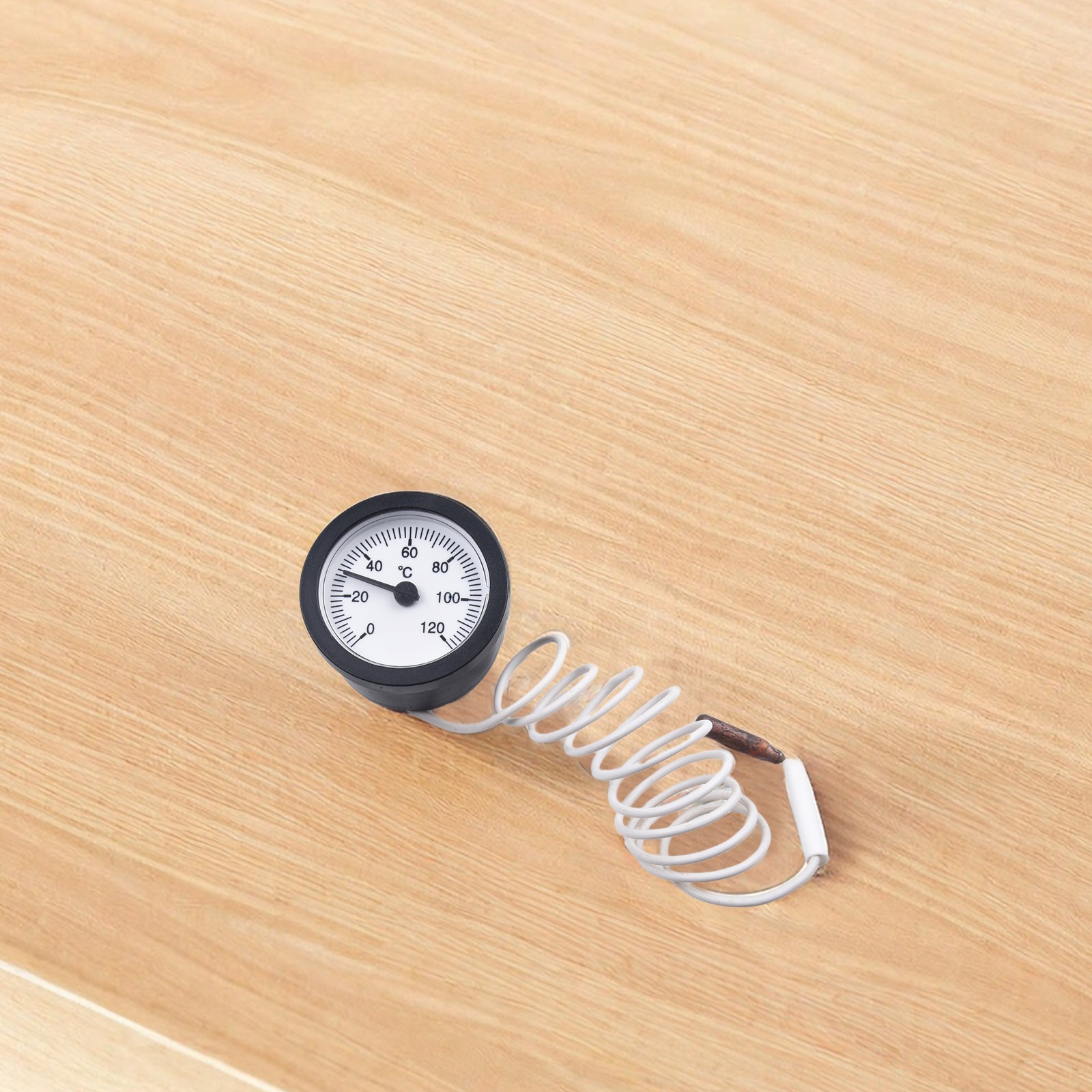 Capillary Dial Temperature Gauge 0-120℃ With 1M Sensor For Water Oil Accessory - Walmart.com