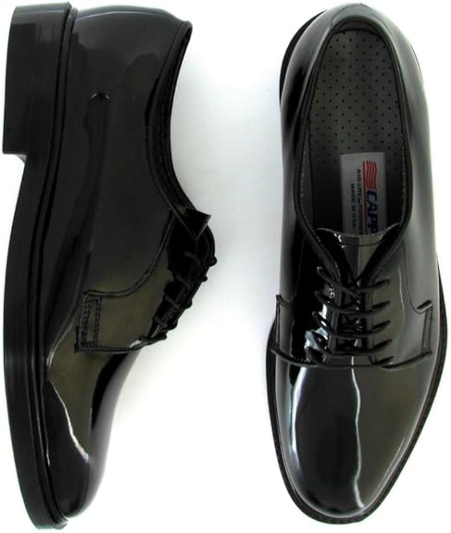 Capital 90022 Mens Black Oxford Poromeric Air-Lite Uniform Shoe ...