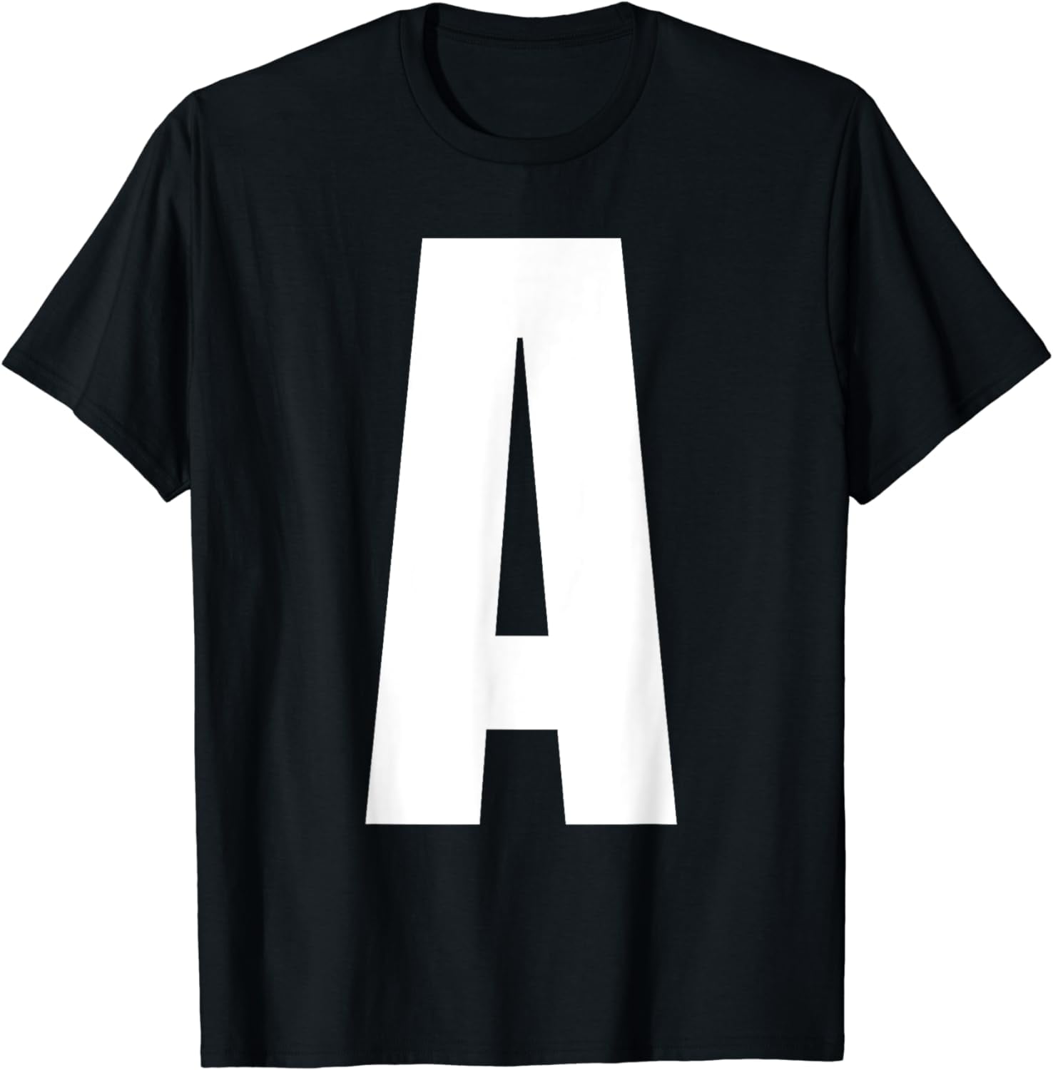 Capital Letter A Monogram Anton Font Initial Alphabet T-Shirt - Walmart.com