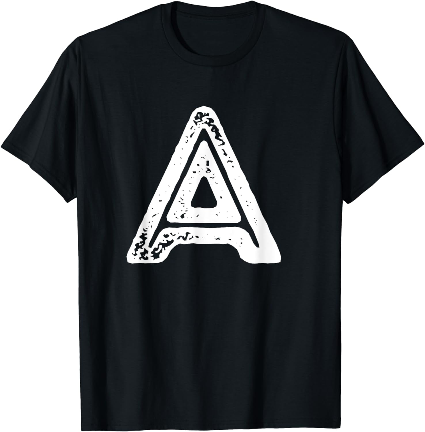 Capital Letter A Monogram Rust Font Initial Alphabet T-Shirt - Walmart.com