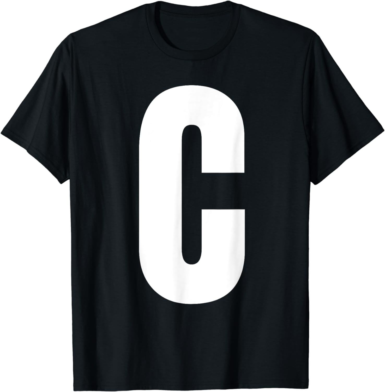 Capital Letter C Monogram Anton Font Initial Alphabet T-Shirt - Walmart.com