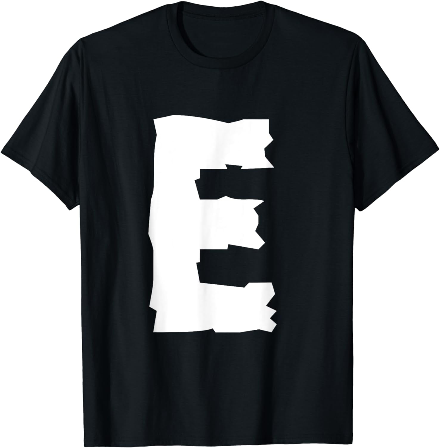 Capital Letter E Monogram Scary Font Initial Alphabet T-Shirt - Walmart.com