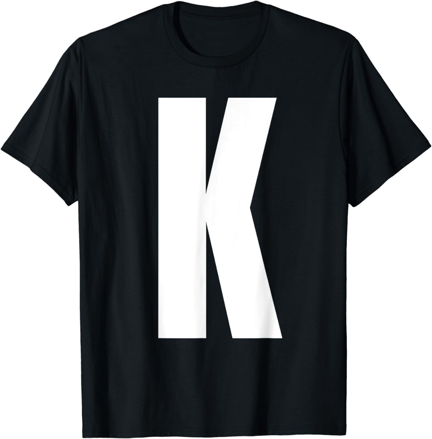 Capital Letter K Monogram Anton Font Initial Alphabet T-Shirt - Walmart.com
