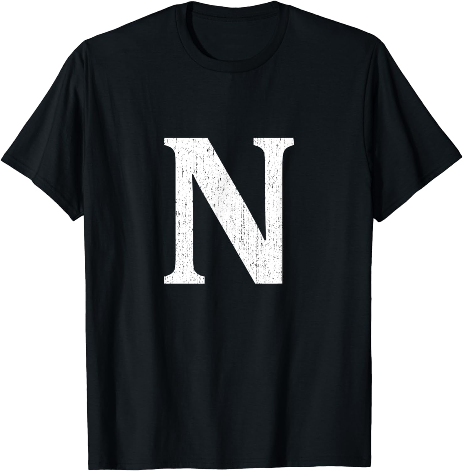 Capital Letter N Shirt Monogram Initial T Shirt - Walmart.com