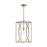 "Capital Lighting Cecilia 12"" Pendant - Bleached Rope / Patinaed Brass ...