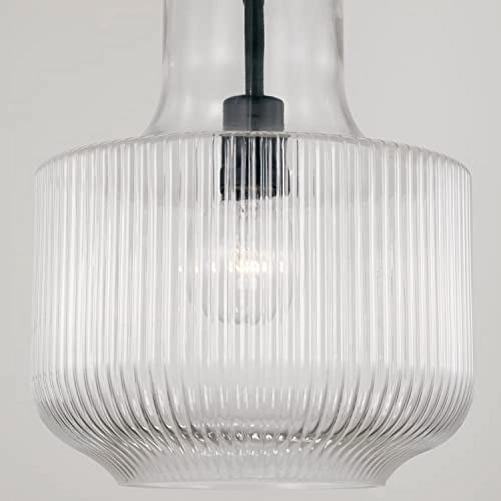 Capital Lighting 345111MB Nyla Transitional Clear Fluted Glass Vase ...