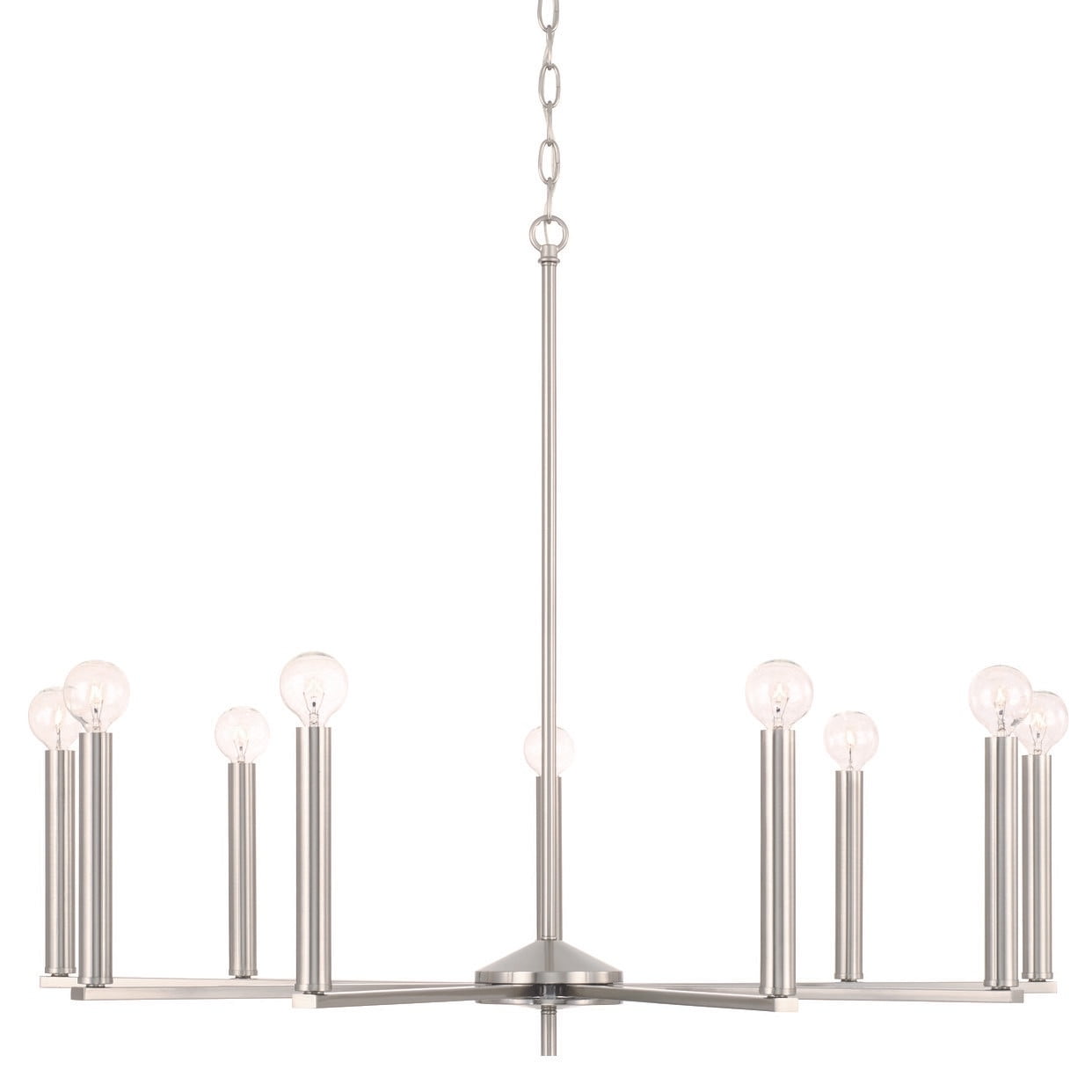Capital Lighting 448691 Portman 9 Light 34" Wide Candle Style ...