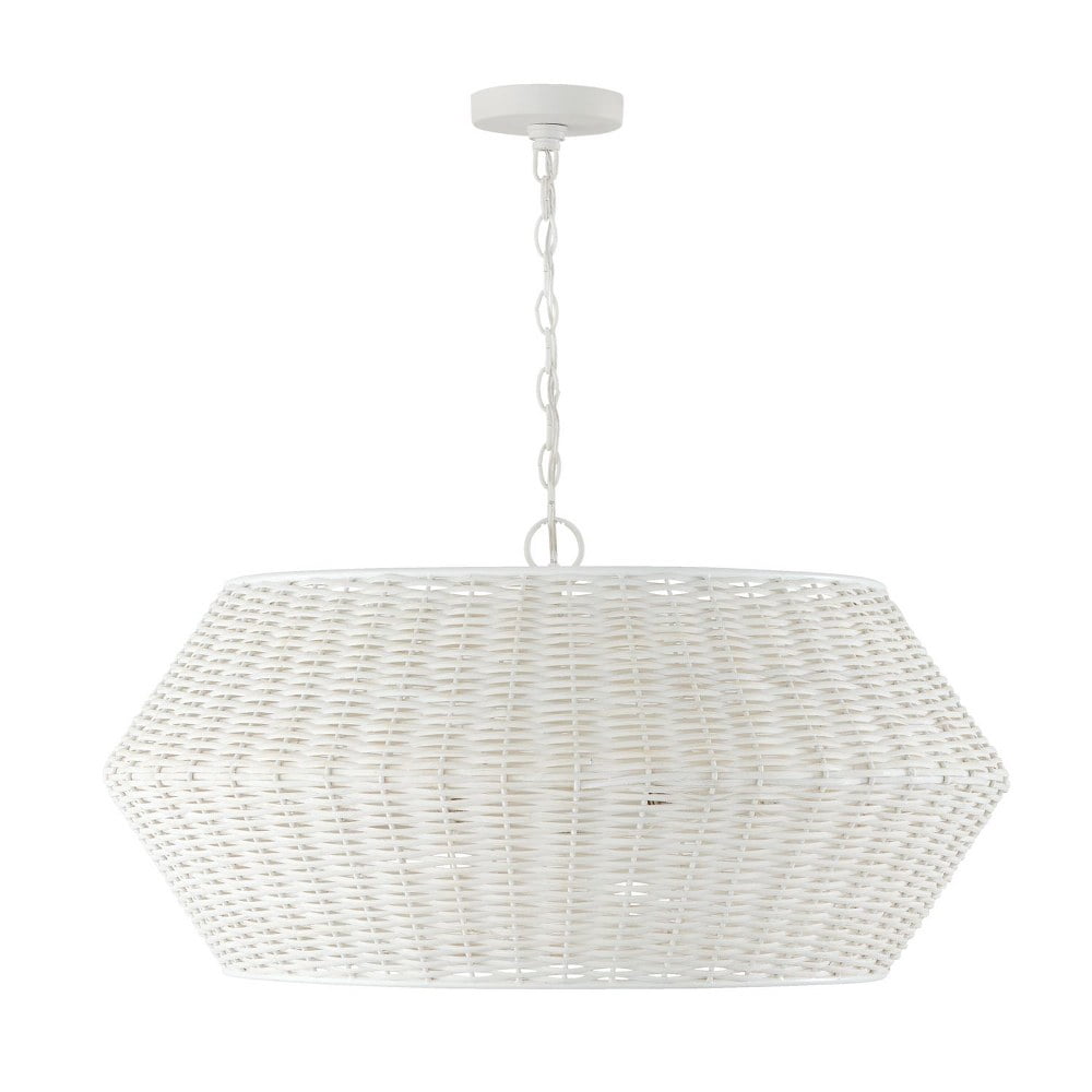 Capital Lighting - Boca - 6 Light Pendant In Coastal Style-14.75 Inches ...