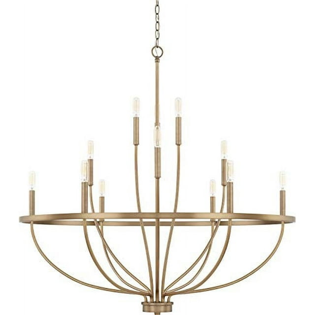 Free Shipping! \Capital Lighting Greyson 12-Light Modern Ceiling Chandelier, 40\\ Wide Taper ...
