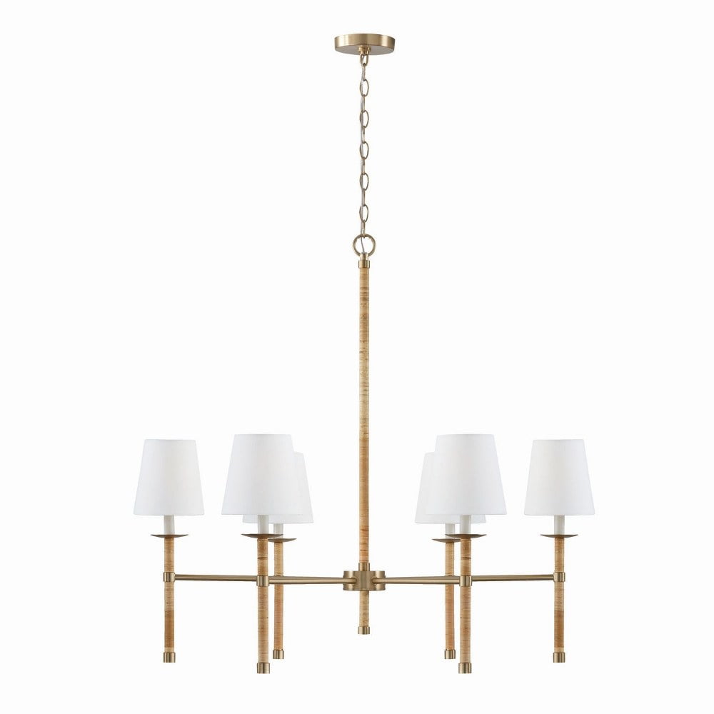 Capital Lighting Tulum - 6 Light Chandelier, Dining Room & Foyer ...