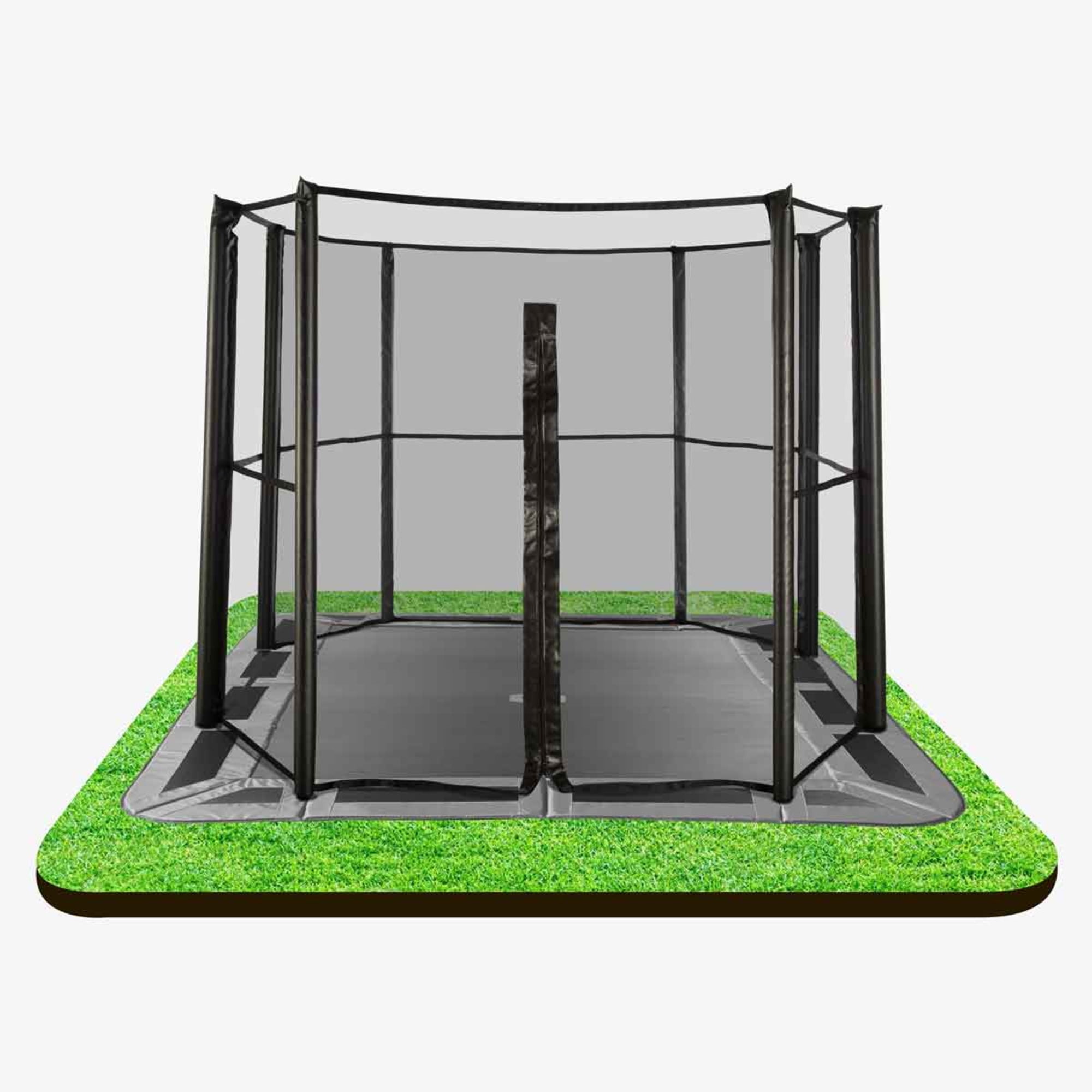 Capital Play Rectangular In-ground Trampoline 17' X 10' Rectangle Full ...