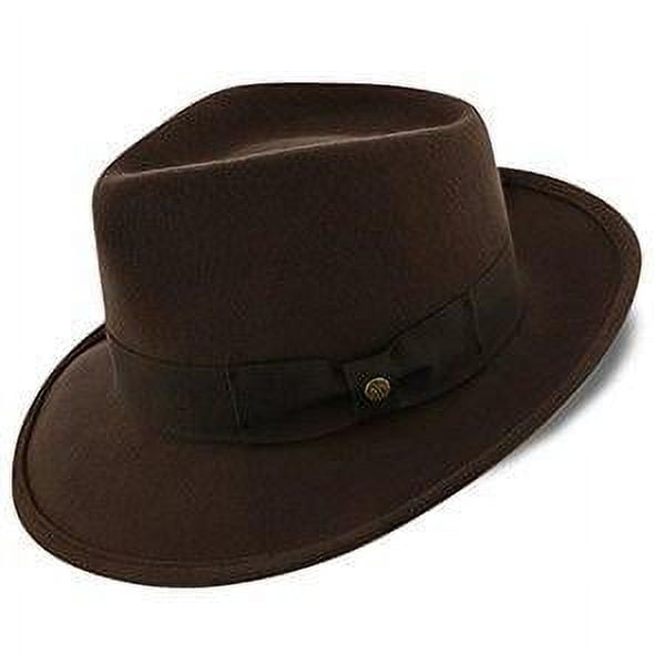 Capital - Walrus Crushable Hat Wool Felt Fedora - H7000 - Walmart.com