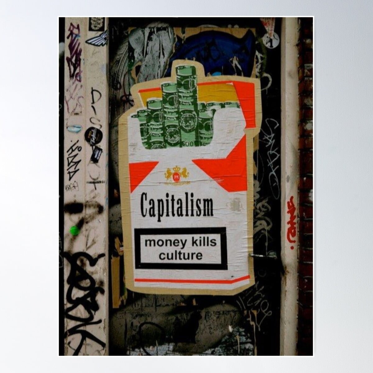 Capitalism Poster Wall Art, Modern Wall Decor For Living Room Bedroom ...