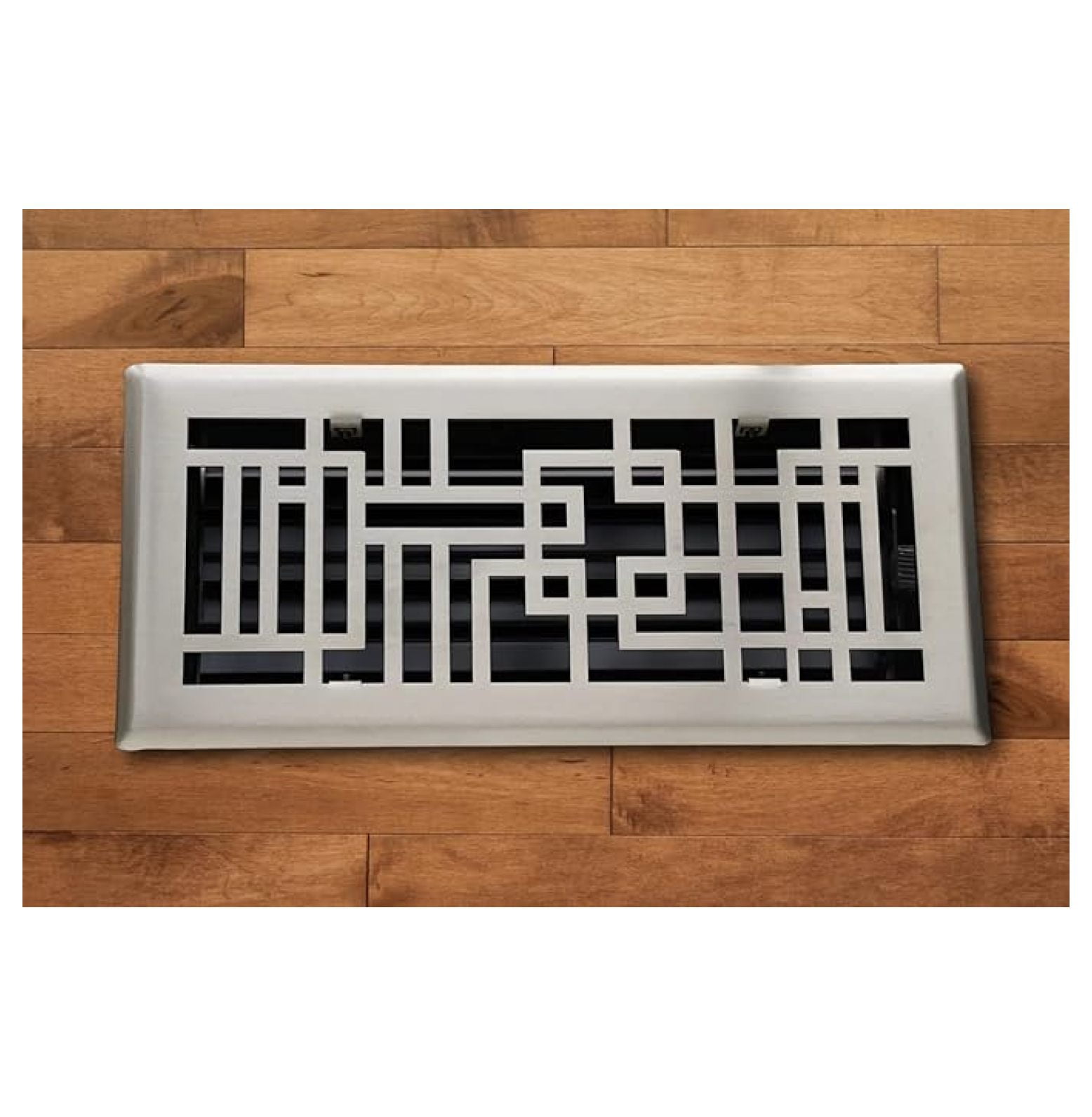 Capitman Art Deco Style Vent Cover, Solid Cast Steel Interior, Controls ...